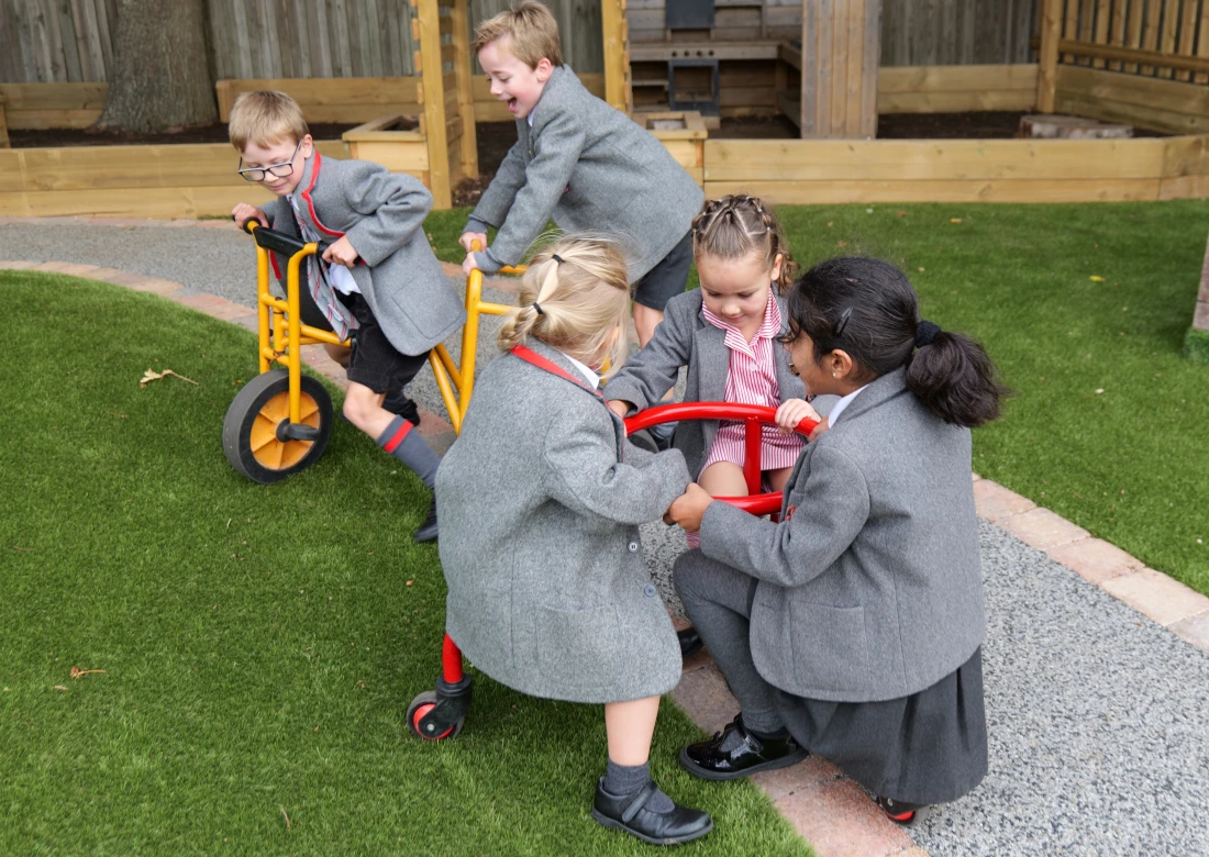 Natural Playground Design for Early Childhood - Bishopsgate School, Surrey