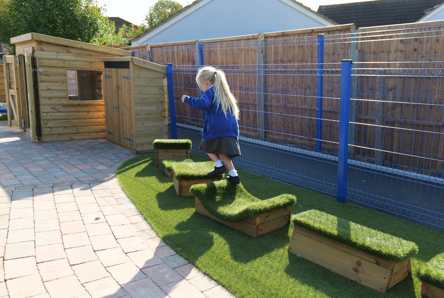 Grass Topped Physical Activity Blocks