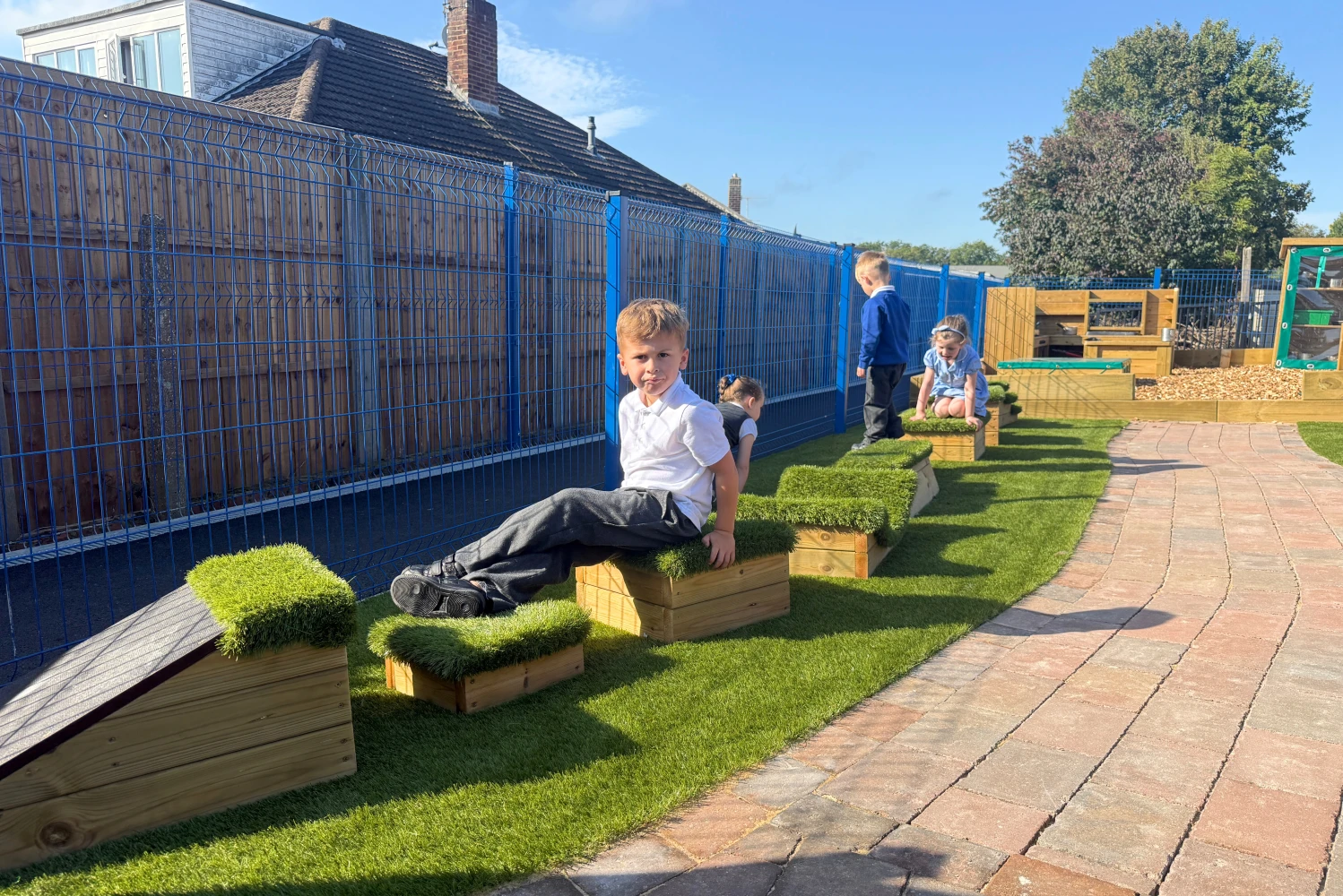 Grass Topped Physical Activity Blocks