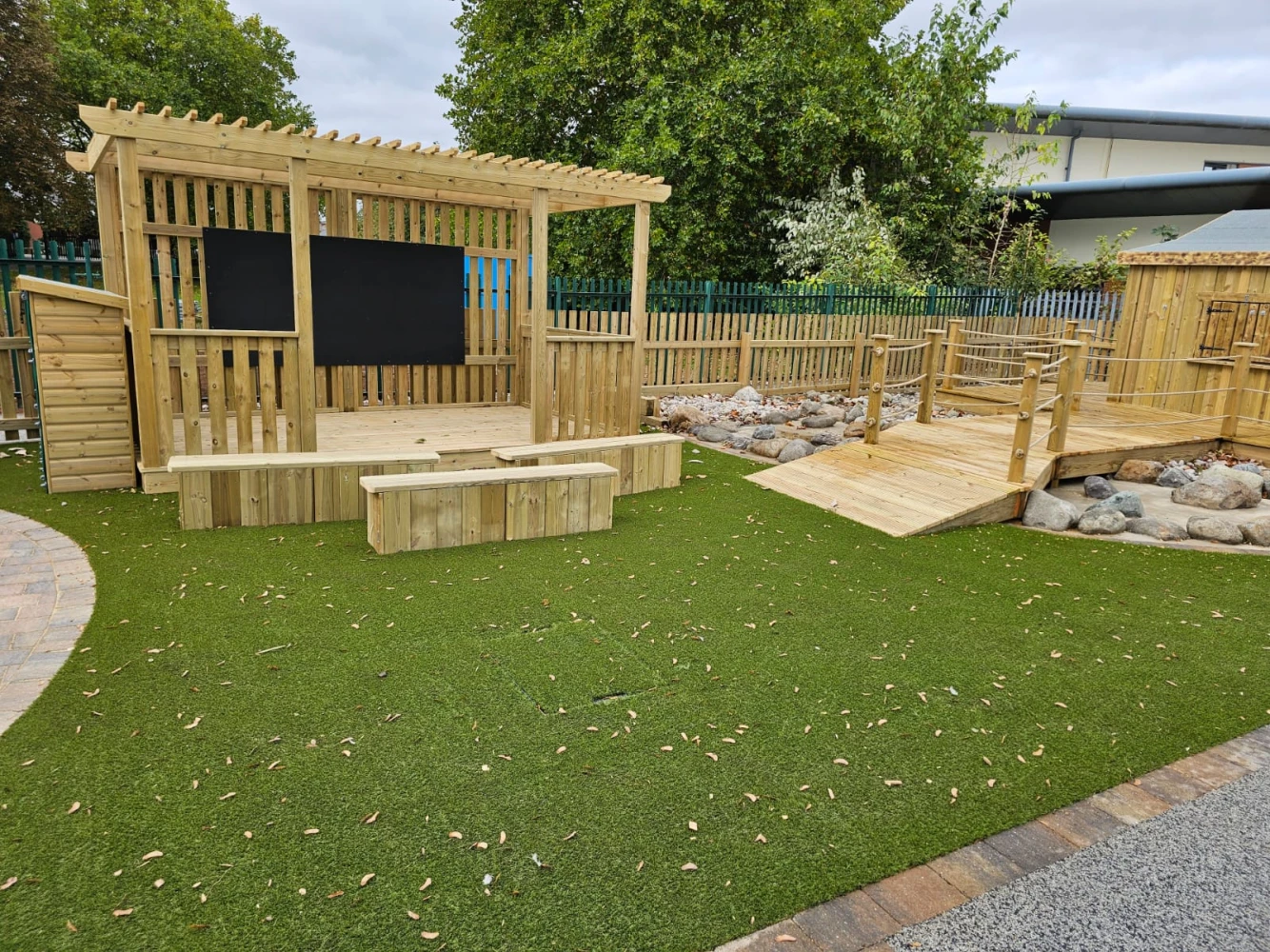 Natural Outdoor Provision for EYFS - England Lane Academy, Knottingley