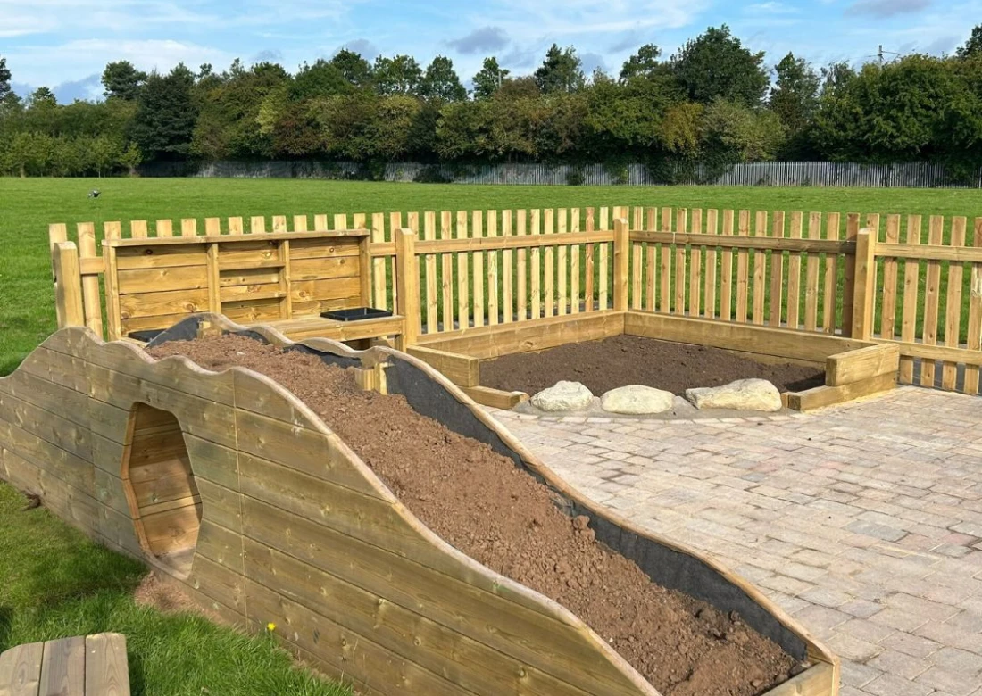 Natural Sensory Playground Design - Regent Farm First School, Newcastle