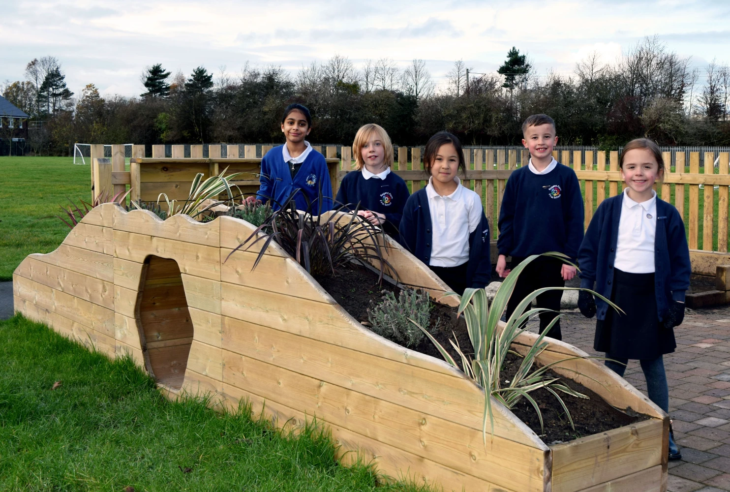 Natural Sensory Playground Design - Regent Farm First School, Newcastle