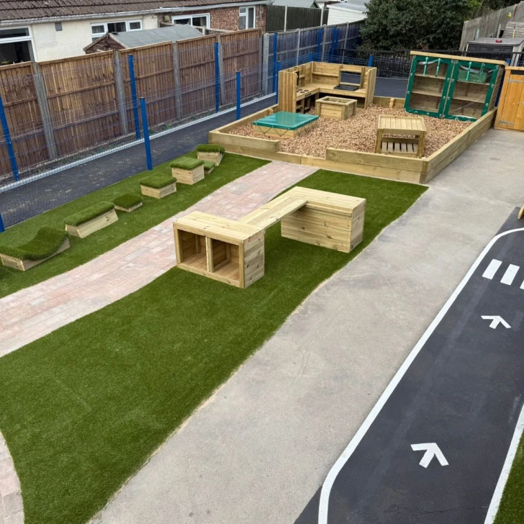 Natural Playground Transformation - Wolviston Primary School, Durham