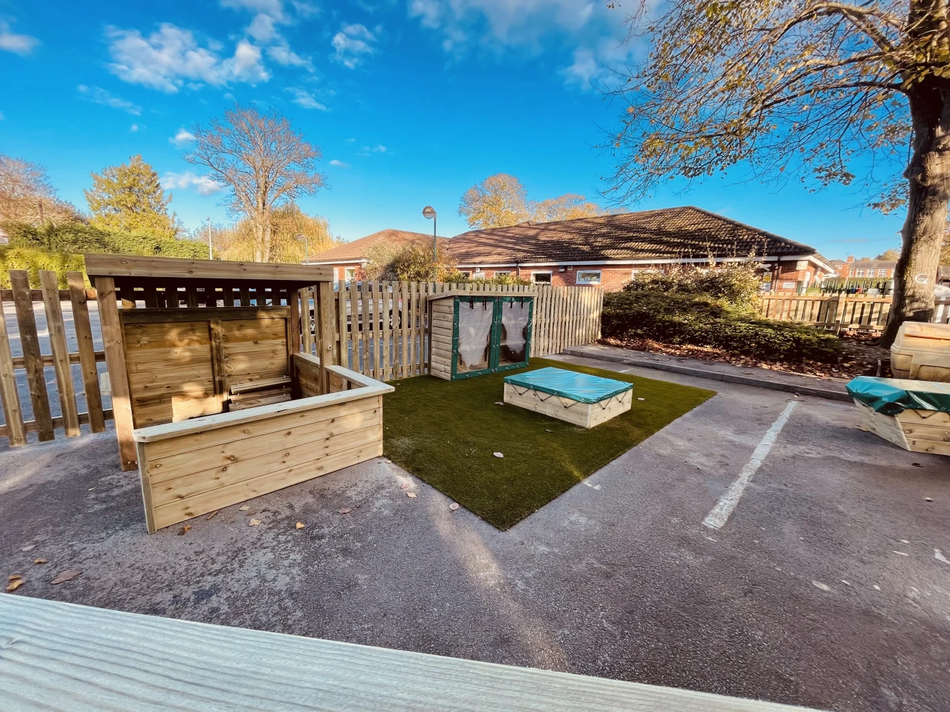 Large Sandpit with PVC Cover