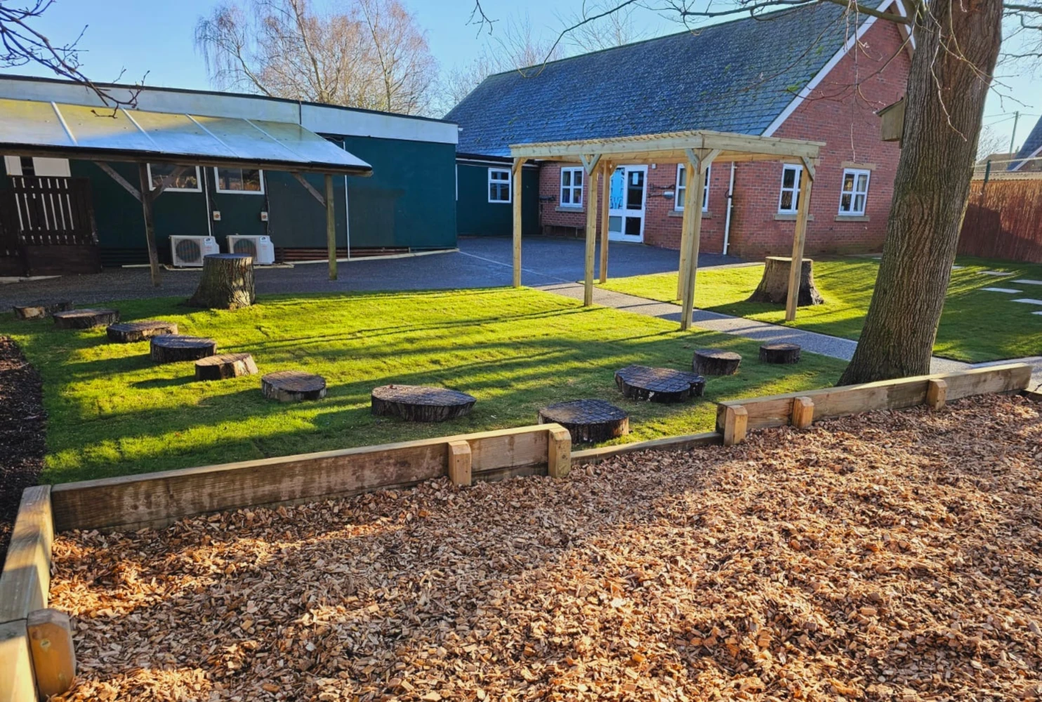 Renovated Reflection Garden - Scampton C of E Primary School, Lincoln